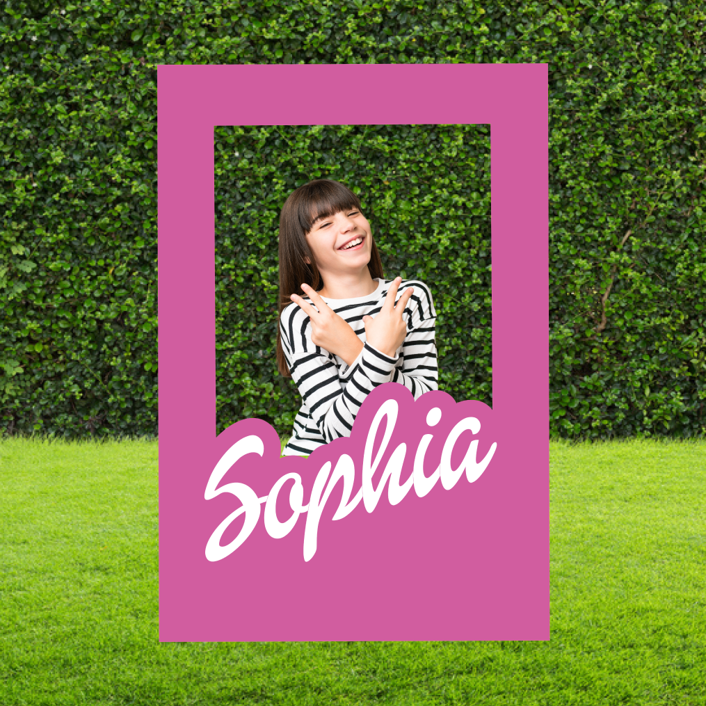 Doll Box Selfie Frame - Party Sign Cut out and Standee – Party Sign Co