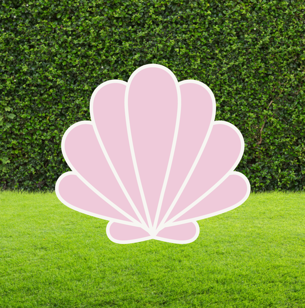 Seashell Cut Out - Party Sign Cut outs and Standees – Party Sign Co