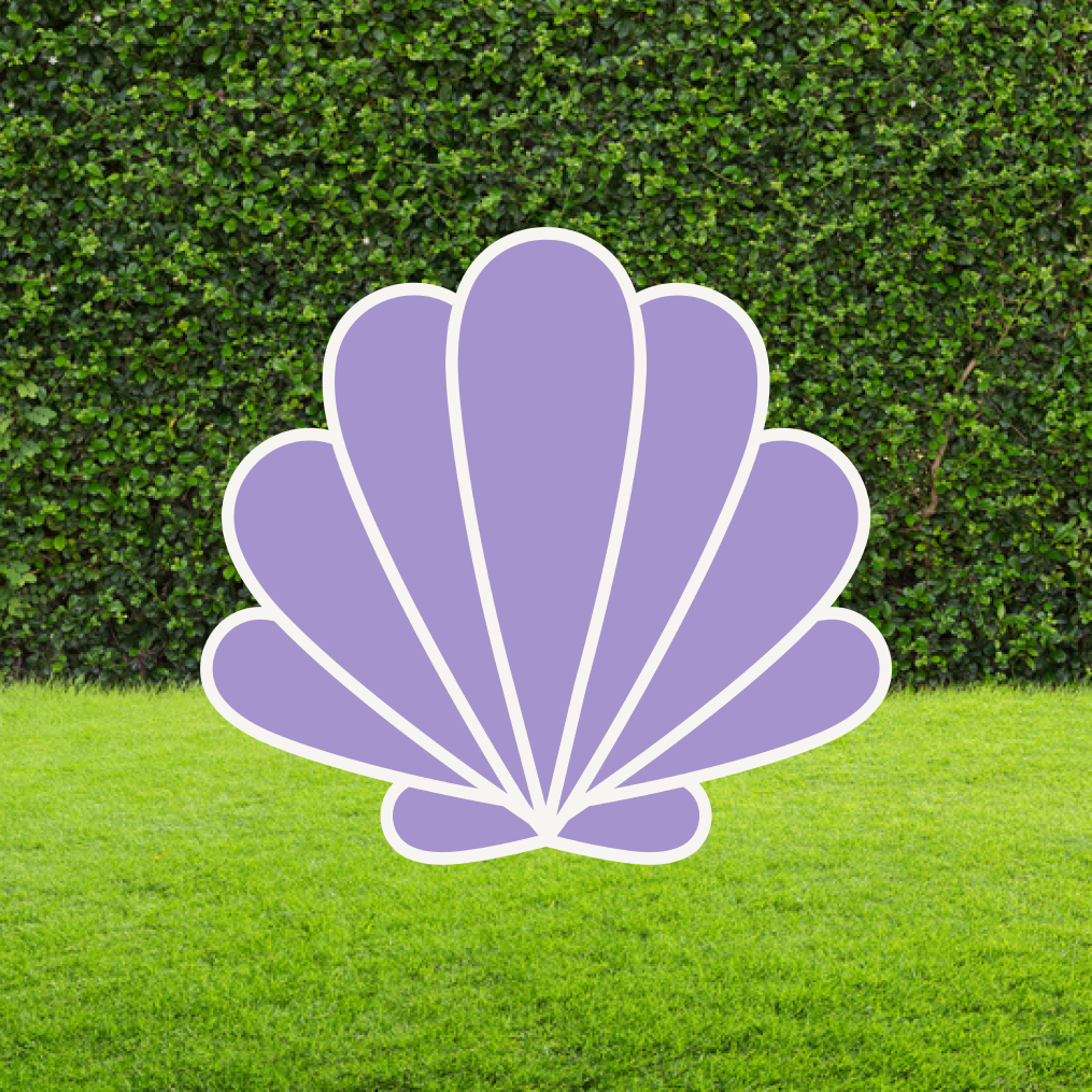 Seashell Cut Out - Party Sign Cut outs and Standees – Party Sign Co