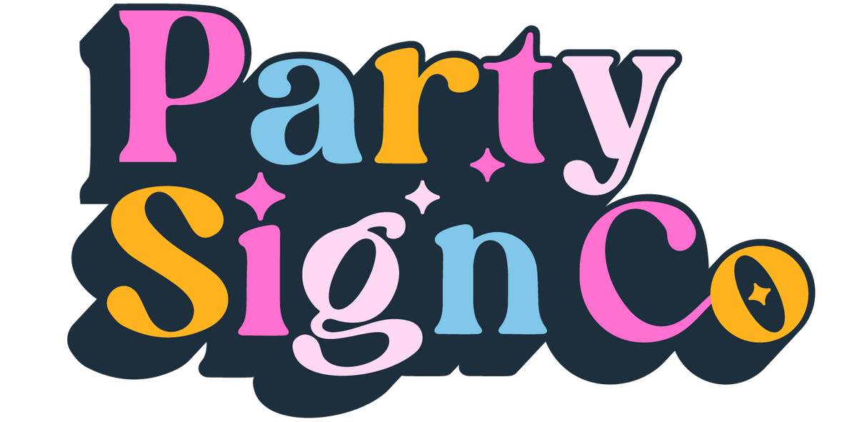 Welcome Signs | Party Sign Co | Custom Cutouts and Standees