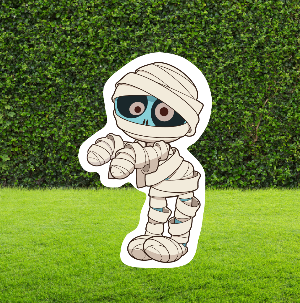 Halloween - Zombie Mummy Sign – Party Sign Co