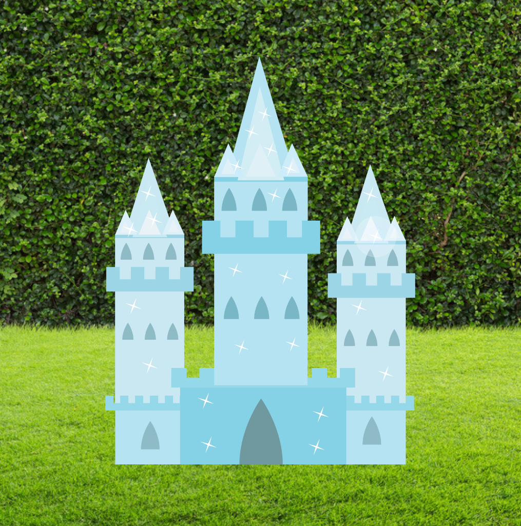 Ice Princess Castle Prop Cut Out – Party Sign Co