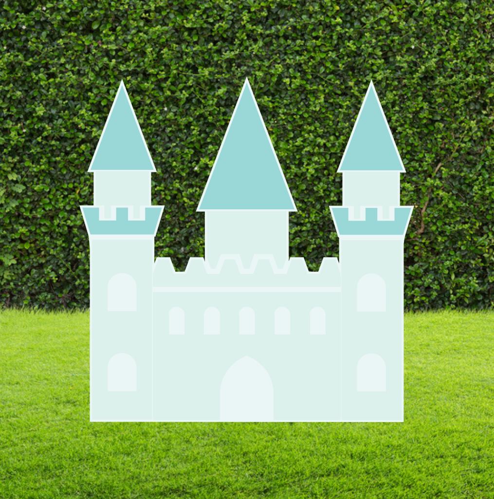 Princess Castle Prop Cut Out – Party Sign Co