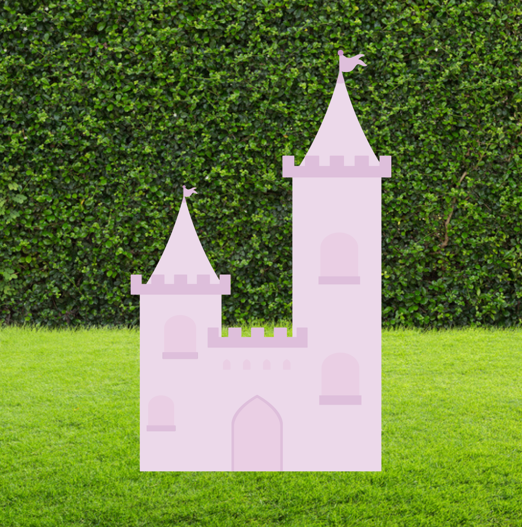 Princess Castle Prop Cut Out – Party Sign Co