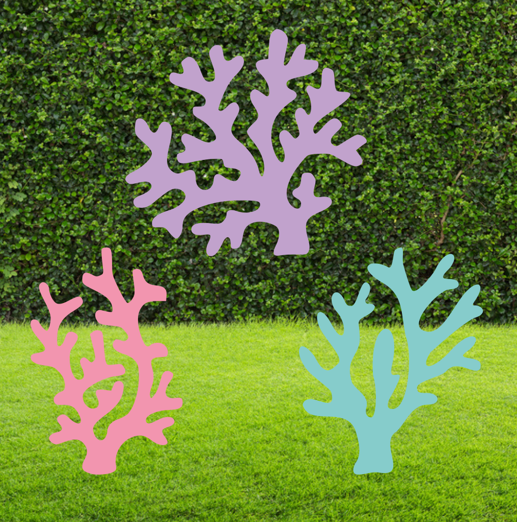 Coral Cut Out Party Prop Set – Party Sign Co