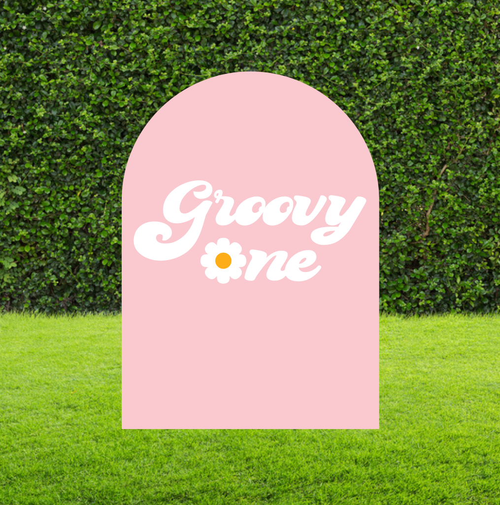 Groovy One Arch – Party Sign Co