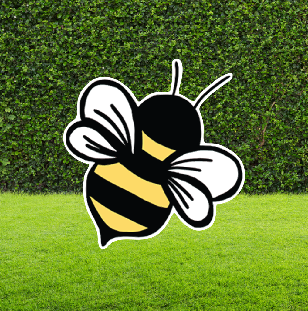 Bee Party Prop Cut Out Style 2 – Party Sign Co