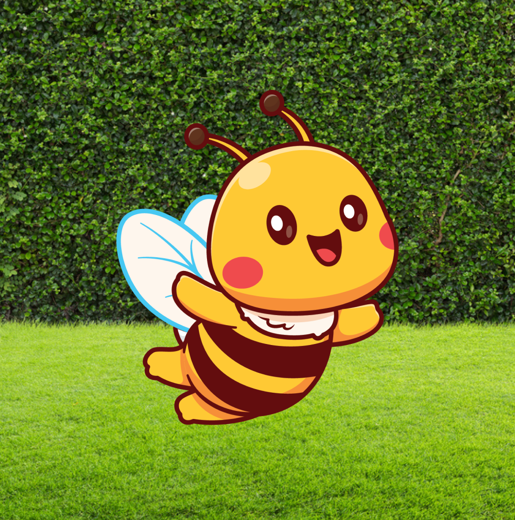 Bee Party Prop Cut Out Style 3 – Party Sign Co