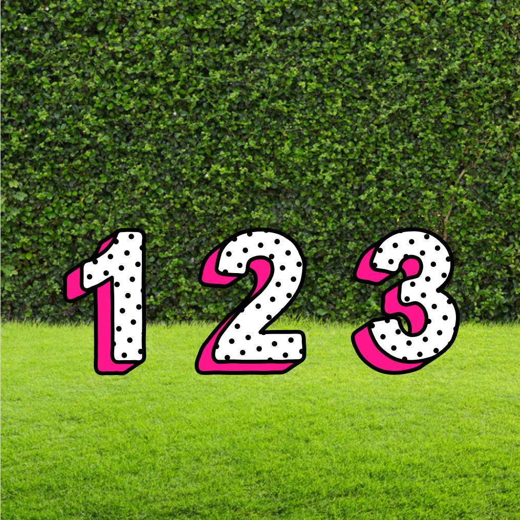 POP LOL Numbers and Symbols- Customise Your Sign – Party Sign Co